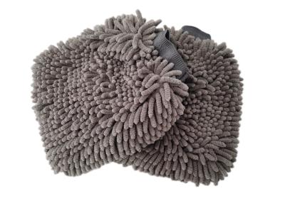 China Soft Chenille Microfiber Car  Washing Mitt   Cleaning Glove for sale