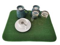 China 20x15in Decorative Microfiber Dish Drying Mat For Cups Bottles  Pans Drying for sale