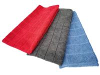 China Soft Big Grid Warp Cloths Microfiber Kitchen Cleaning Cloth Dish Washing Towel for sale