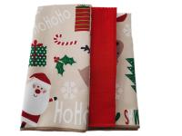 China 40x60cm Buff Christmas Microfiber Dish Towel Cloth For Kitchen Dishes for sale
