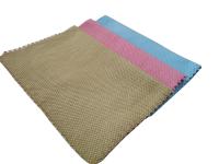 China Diamond Edgless Microfiber Cleaning Cloths 30x40cm Microfiber Glass Towel for sale