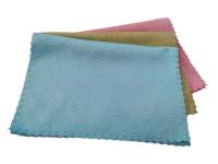 China Diamond Edgless Microfiber Cleaning Cloths 30x40cm Microfiber Glass Towel for sale