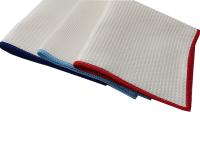 China Waffle  Glass Cleaning Towel Duster Clean Microfiber Cloth For Kitchen Cleaning for sale