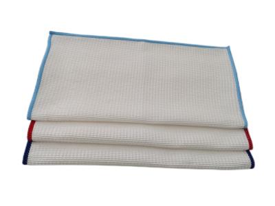 China Waffle  Glass Cleaning Towel Duster Clean Microfiber Cloth For Kitchen Cleaning for sale