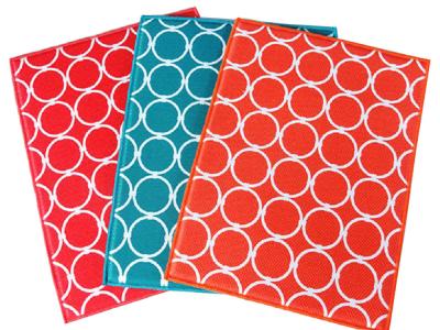 China Polyester Printing Fast Dry  Absorbent Dish Drying Mats For Cabinets for sale