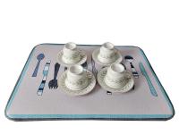 China Medium Size  Microfiber Dish Dryinag Mat 38x50cm For Kitchen Countertop for sale