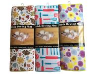 China Medium Size  Microfiber Dish Dryinag Mat 38x50cm For Kitchen Countertop for sale