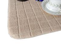 China Grid Reversible Microfiber Dish Drying Mat 16x18 inch For Kitchen Sink for sale