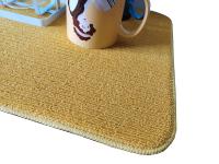 China Solid Yellow Quick Dry Mat For Kitchen Reversible Microfiber  Dish Drying Mat for sale