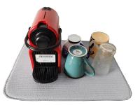 China Solid Microfiber Dish Drying Mat  For Kitchen Coffee Bar for sale