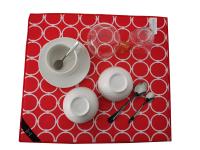 China 41x46cm 100%Polyester Microfiber Dish Drying Mat With Sponge for sale