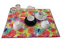 China 46x60cm Printing Decorative Dish Drying Mat Kitchen Counter Drain Mats for sale