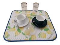 China Microfiber Dish Drying Mat For Dish Drainer  Medium Size Lemon Design for sale
