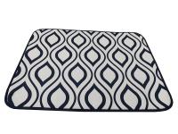 China Dual Sided Dish Drying Mat Microfiber Absorbent Machine Washable 18X24