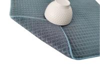 China Solid Color All Polyester Microfiber Dish Drying Mat for sale