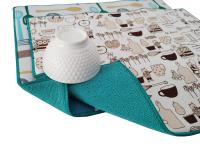 China Kitchen Counter  Microfiber Dish Drying Mat For Cup Bottle for sale