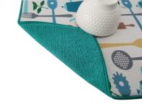 China 38x50cm Kitchen Counter Microfiber Dish Drying Mat for sale