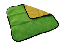 China Dual Layer Plush Microfiber Car Care Cleaning Water Absorption Car Polish Cloth for sale