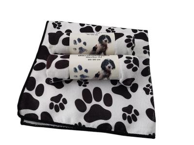 China 50x50Cm Microfiber Printing Pet Towel for sale