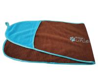China Puppy Microfiber Pet Towel Microfiber Glove Towel For Dogs Bath Drying for sale
