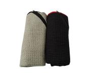 China Microfiber Waffle 100x40cm Absorbent Sports Towel  With Zipper Pocket  Multifunctional for sale