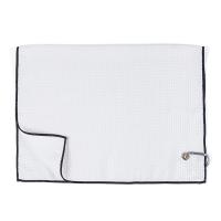 China Easy Carrying Black Microfiber Golf Towel Microfiber Waffle Weave Microfiber Towels for sale