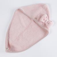 China Pink  Fast Dry Microfiber Absorbent Sports Towel For Curly Hair Turban Headband for sale