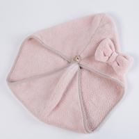 China Pink  Fast Dry Microfiber Absorbent Sports Towel For Curly Hair Turban Headband for sale