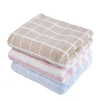 China 34 X 70cm  Microfiber Coral Velvet Printed Super Absorbent Sports Towel Face Cloths for sale