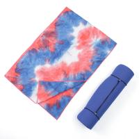 China 180x61cm Fitness Non Slip Absorbent Sports Towel Microfiber Yoga Mat Towel for sale
