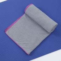 China 180x61cm Fitness Non Slip Absorbent Sports Towel Microfiber Yoga Mat Towel for sale