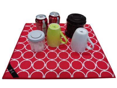 China 41x46cm Polyester Dish Drying Mat Machine Washable for sale