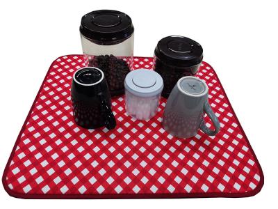 China Absorbtion  Microfiber Decorative Dish Drying Mat for sale
