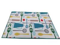 China Wahsable  Absorbent 38x50cm Round Corner Polyester Dish Drying Mat Sponge Pad for sale