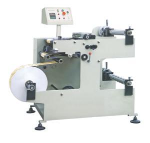 China WJFT550 Label Slitting Machine 550mm Web Width 600mm Unwind Diameter Round Knife Cutting for sale