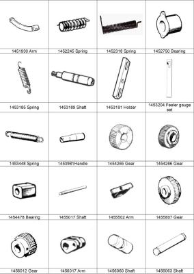 China Feeler Gauge Set 1453204 for Solna 25 483x640mm Sheetfed Offset Printing Press for sale
