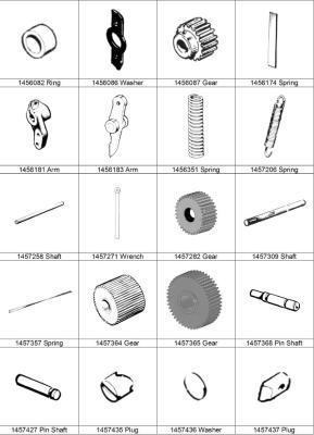 China Solna25 Offset Printing Press Spare Part Gear 1456087 483x640mm for sale