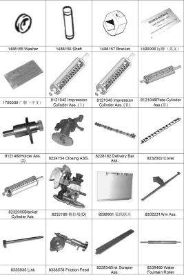 China Blanket Cylinder Spare Part for Solna 25 483x640mm Sheetfed Offset Printing Press for sale