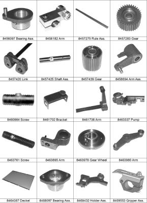 China Gripper Assembly Spare Part for Solna 25 483x640mm Sheetfed Offset Printing Press for sale
