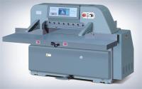 China Large Format High-Precision Paper Cutter 920mm with Integrated Rack PLC Control for sale