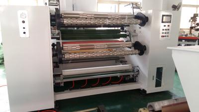 China BOPP Tape Slitter Rewinder 1300mm 1600mm Automatic Four Shaft Exchange Rewinding Machine for sale