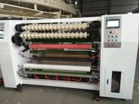 China Four Shaft Exchange BOPP Adhesive Tape Slitting Machine 1300mm Width 180m/min Speed for sale
