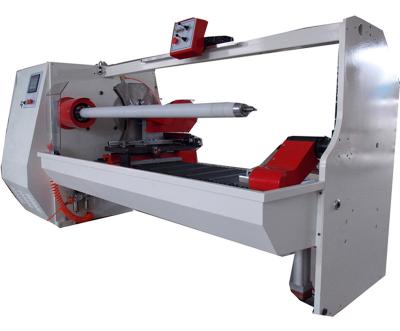 China Single Shaft Auto Roll Cutting Machine 1.3M 1.6M Width 400mm OD for sale