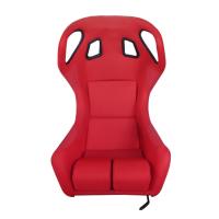 China Fiberglass Bucket Racing Seat Safety Restraint Integration Red And Black Racing Seats for sale