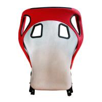 China Fiberglass Bucket Racing Seat Safety Restraint Integration Red And Black Racing Seats for sale