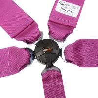 China EDDY Purple 5 Point Racing Seat Belt Harness SFI Certificate For Race Car for sale