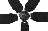 China EDDYSTAR Nylon Five Point Seat Belt Black Color Five Point Racing Harness for sale