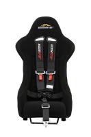 China EDDYSTAR Nylon Five Point Seat Belt Black Color Five Point Racing Harness for sale