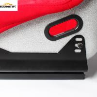 China Red Racing Style Car Wide Racing Seats Professional Fiberglass Car Seat for sale
