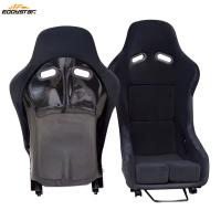 China EDDYSTAR Carbon Fiber Bucket Seats Dual Slider Easy Installation For Racing Car for sale